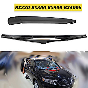 Rear Window Windshield Wiper Arm & Blade Replacement for Lexus RX330 RX350 RX300 RX400h 2004-2009 Replace#85241-0E010