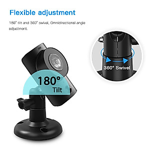 Koroao Mount Compatible with SimpliSafe Camera, 360 Degree Adjustable Wall Mount for SimpliSafe Security Camera (2-Pack)