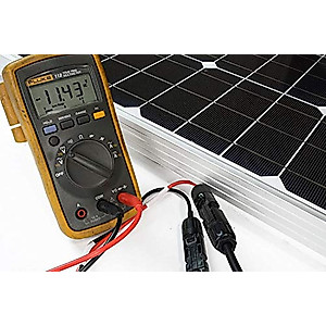 TEMCo 10 AWG/Gauge Solar Cable - Made in The USA 100 Feet Black (Variety of Lengths Available)