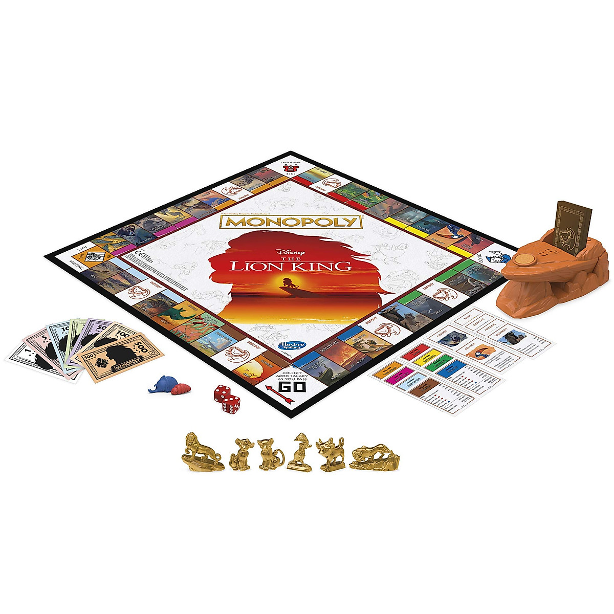 Monopoly Game Disney The Lion King Edition Family Board Game