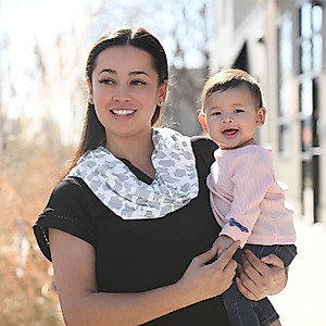 Travel Bug 5-in-1 Nursing Cover and Car Seat Cover for Babies, Scribble