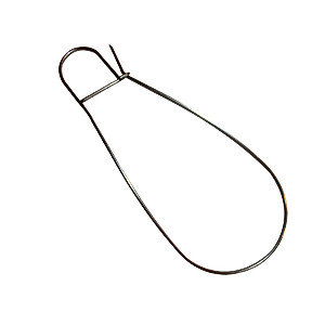 Calissa Offshore Tackle Kayak & Spearfishing Stainless Steel Fish Stringer Clip + 36” Steel Lanyard Speargun Spear Fishing Freediving Scuba Dive Diving Large Holder (Stainless Steel - No Clip)