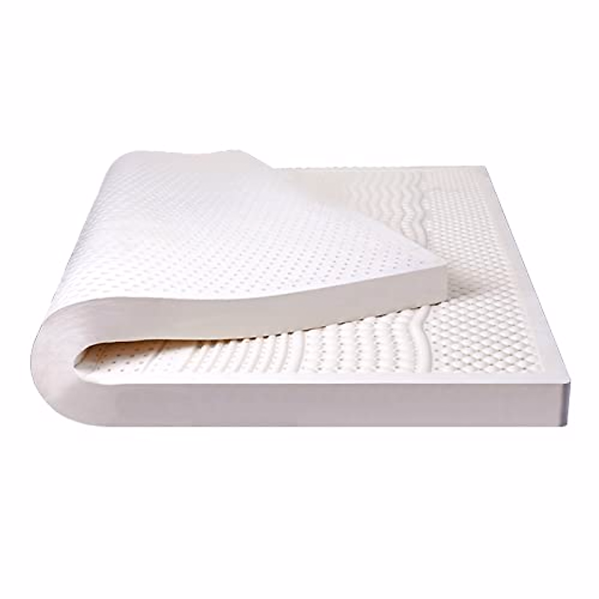 QQCC Mattress Topper Natural Latex Mattresses Tatami Slow Rebound Home Single Double Mattress Family Bedspreads King Twin Full Size (Color : 15, Size : 10cm)