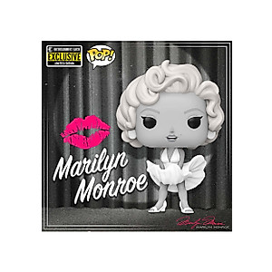 Marilyn Monroe Black-and-White Pop! Vinyl Figure - EE Exclusive