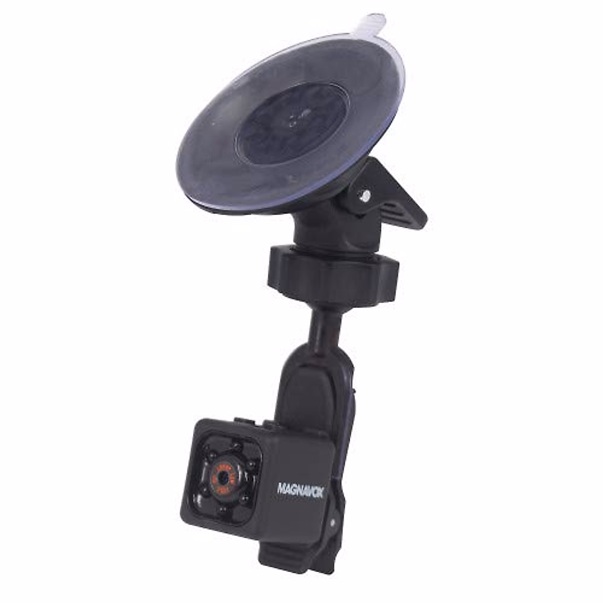 Magnavox MCC9043 Mini Dash Cam with 1080p High Resolution and Built-In Microphone in Black | Supports Loop Recording | Motion Detection | Ultra-wide Angle Lens | Car Dashboard Camera Recorder |