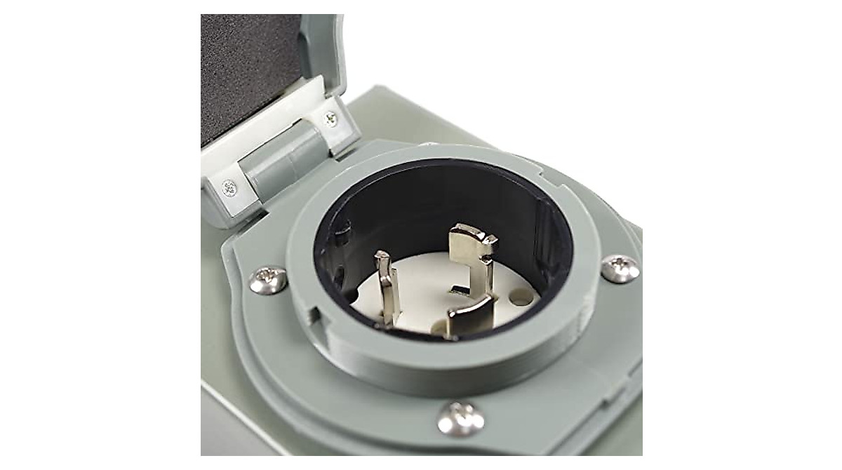 ACKING 50A Generator Power Inlet Box - Weatherproof & Safe