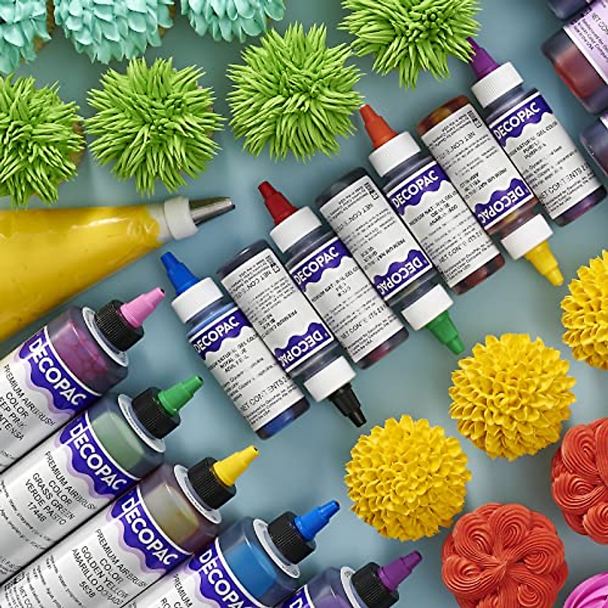 DecoPac Green All-Natural Premium Gel Color 2oz