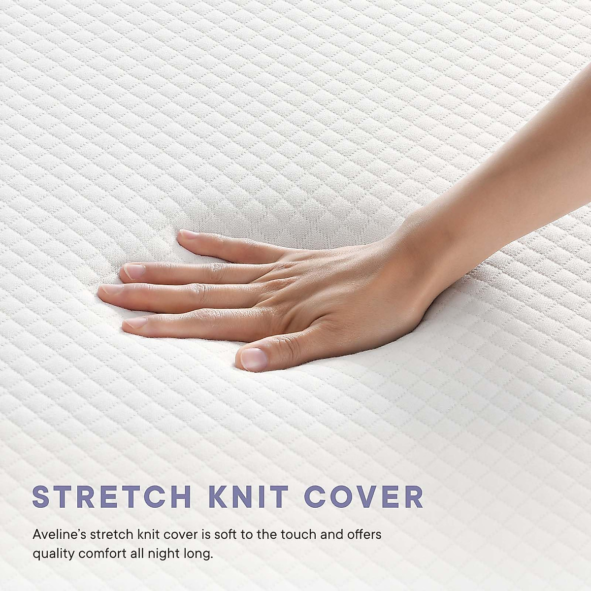 Modway Aveline Gel Infused Memory Mattress with CertiPUR-US Certified Foam, Queen, White