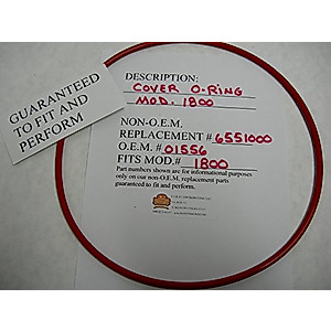 1Ea. Fits Broaster, Cover O-Ring For Model 1800, 12" Installed Dia.