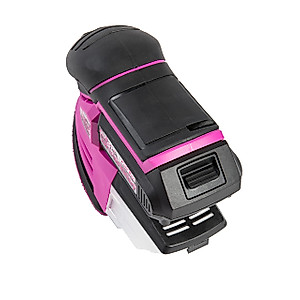 The Original Pink Box 20-Volt Li-ion Brushless Cordless Detail Sander with 2Ah Battery, Pink
