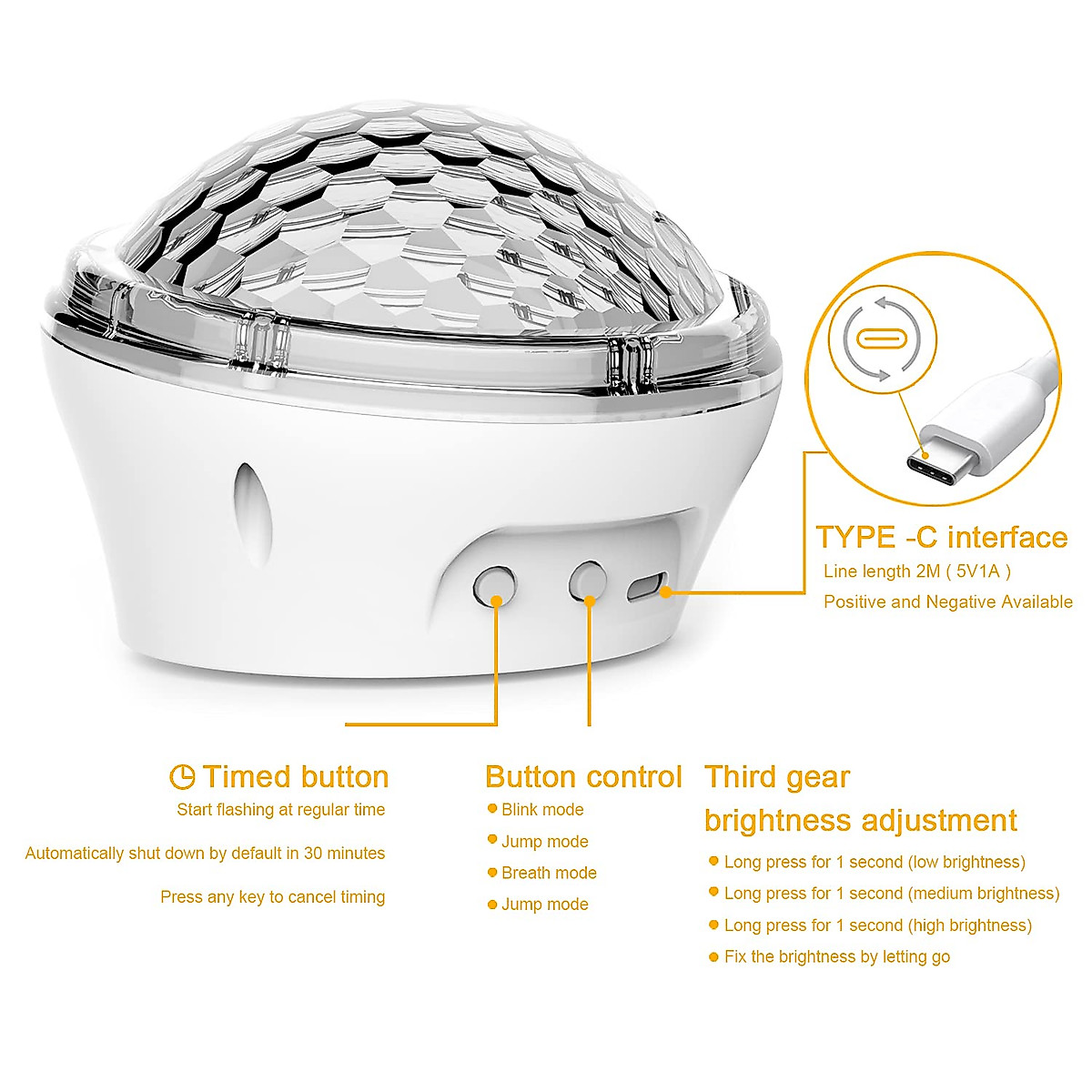 ForChic Kids Night Light, Star Projector with 4 Modes & Timers for Kid Baby Bedroom, Unique Gifts for Kids Baby