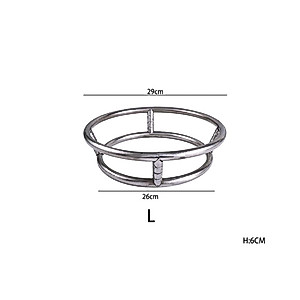 Leadigol Wok Ring,Stainless Steel Wok Rack,Wok Ring for Gas Stove Rack,Reversible Size Wok Support Ring Pot Mats Wok accessories
