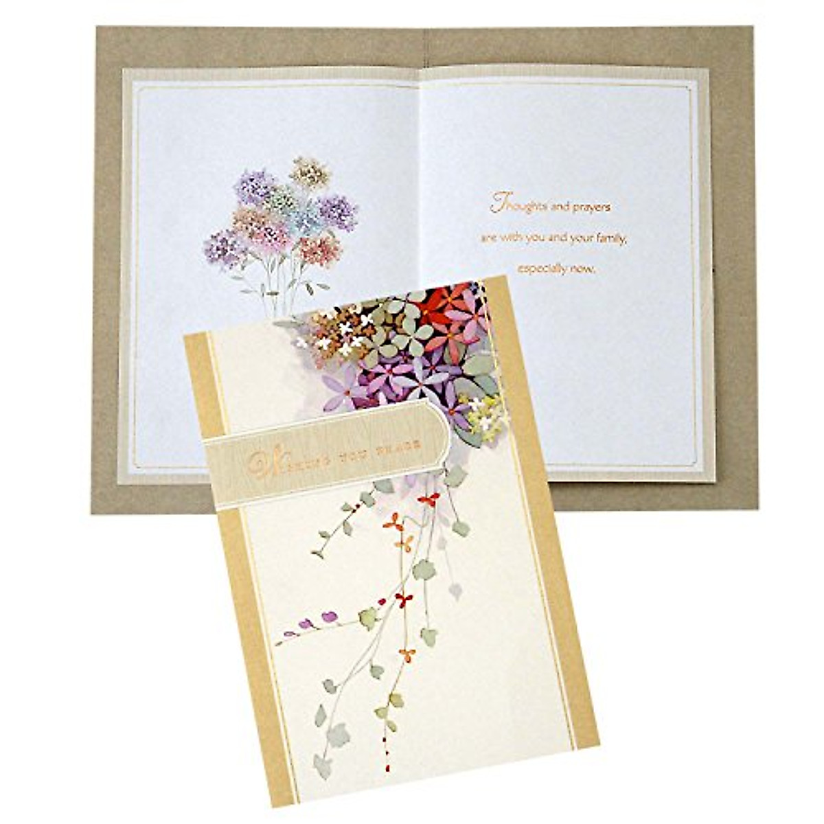 Hallmark Sympathy Cards Assortment Pack (5 Condolence Cards with Envelopes)