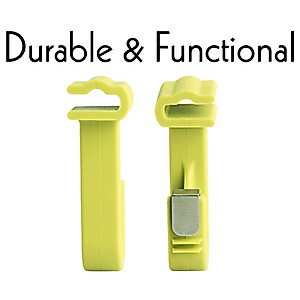 Cestash Pot Clip for Spoons - Heat Resistant Spoon Holder - Stainless Steel and Silicone Design for Extra Protection - Spoon Dock for Utensils (Green)