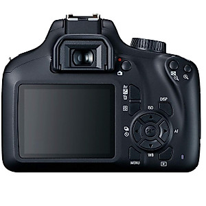 Canon EOS 4000D/T100 Vlogger Kit:EF-S 18-55mm is II Lens,64GB Memory Card,Ring Light,Spider Tripod,3 Piece Filter Kit,Gadget Bag,Remote Shutter,USB Card Reader & Cleaning Kit (Renewed)