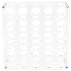 EXCEART Roll Acrylic Display Shelves Acrylic Trays for Display Acrylic Vinyl Storage high-Grade Acrylic Clothes Hanging Rack Stand Food Display Stands Vinyl Organizer for Albums Audio Bulk