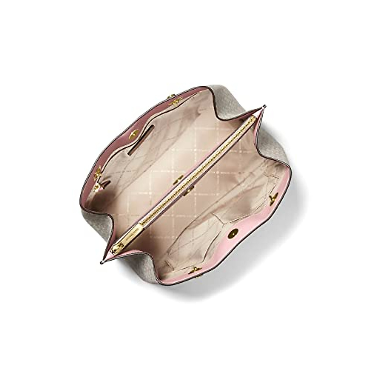 Michael Kors Teagan Large Logo Shoulder Bag (Powder Blush Multi)