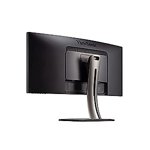 ViewSonic VP3481a 34-Inch WQHD+ Curved Ultrawide USB C Monitor with FreeSync, 100Hz, ColorPro 100% sRGB Rec 709, 14-bit 3D LUT, Eye Care, 90W USB C, HDMI, DisplayPort for Home and Office,Black