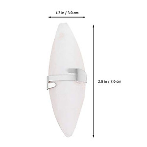 TEHAUX 12 pcs Bird Cuttlebone for Parakeets, Natural Cuddle Bone with Metal Holder, Chewing Cuttlefish Bone for Sharp Beaks, Natural Birds Calcium Suitable for Parrot Cockatiels Budgie Conures