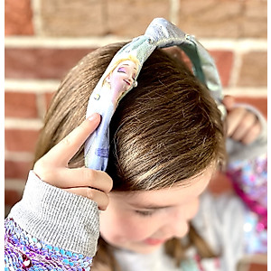 LUV HER Disney Frozen 2 Elsa Knot Headband with Diamond - Headbands For Girls - Hair Accessories For Her