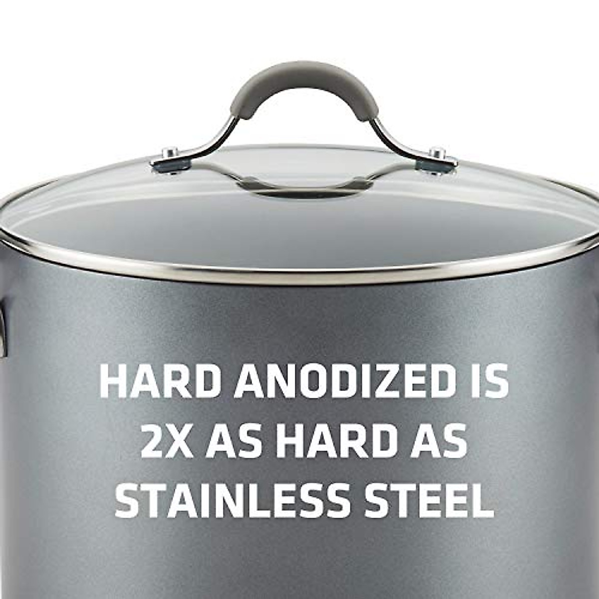 Circulon 84566 Elementum Hard Anodized Nonstick Griddle Pan/Flat Grill, 11 Inch, Oyster Gray