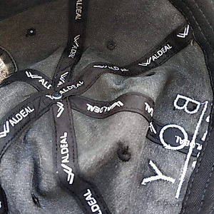 Waldeal Women's Baseball Cap Boy Mama Mom Vintage Distressed Dad Hat, Black Ponytail, One Size