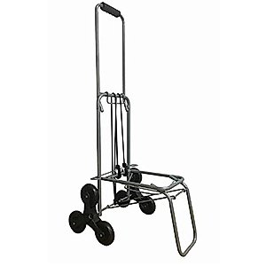 Mount Plus A8 Premium Folding Lightweight Shopping Grocery Luggage Laundry Cart | 66lb Weight Capacity | Stair Climber