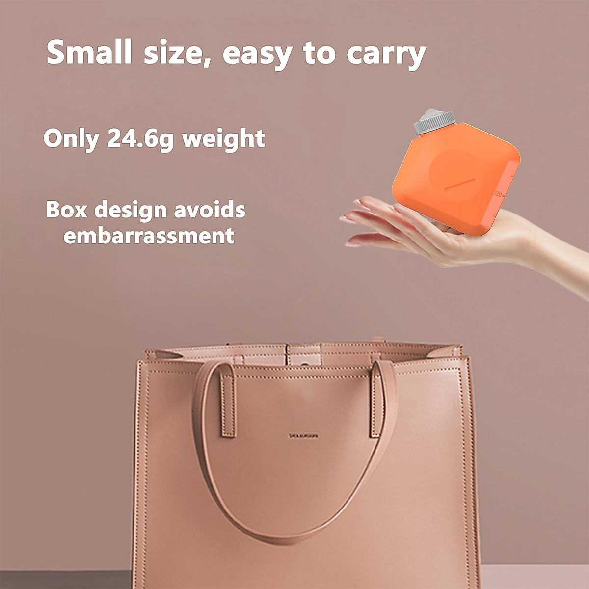 Orange,Electric portable bidet, travel bidet, suitable for female personal cleansing/soothing postpartum care/hemorrhoids/travel/sprayer/douche for women/bidet sprayer for toilet