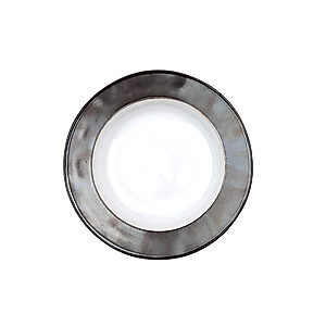 Juliska Emerson White/Pewter Pasta/Soup Bowl