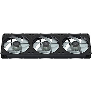 Cooler Master MasterFan SF360R ARGB 360mm All-In-One Square Frame Fan w/ 24 Independently-Controlled ARGB LEDS, Cable Management, PWM Control Fan for Computer Case and CPU Liquid Cooler