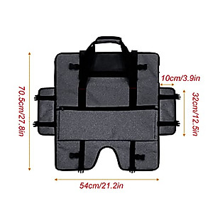 Howay Travel Carrying Case for 24in LCD Display Screen Desktop Computer Monitor Carrying Case Moving Monitor Screen Protective Monitor Bag(Black)