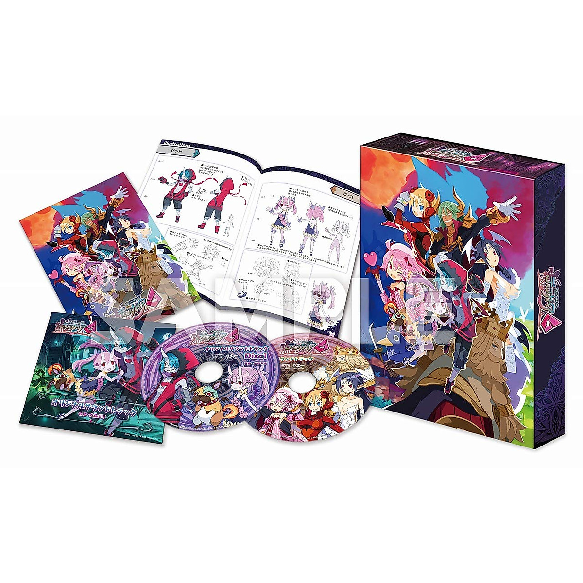 Disgaea: Hour of Darkness 6 First Limited Edition "Jpapanese ver." PlayStation 4 [Limited Edition Benefits] Luxury Box & Setting Document book & Soundtrack CD
