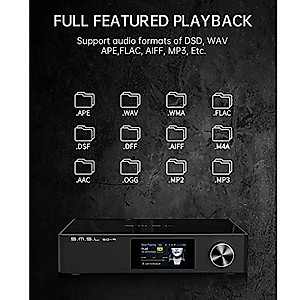 S.M.S.L SD-9 MQA Full Decoding Bluetooth 4.0 HiFi Network Music Player SD9 Support DSD, WAV APE,FLAC AIFF, MP3 Desktop Player