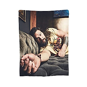 Ultra-Soft Jason Momoa Blanket, Fleece Collage Throw Blankets for All Season, Lightweight Soft Micro Flannel Blanket for Couch, Dorm, Bedding Blankets 50"X40"