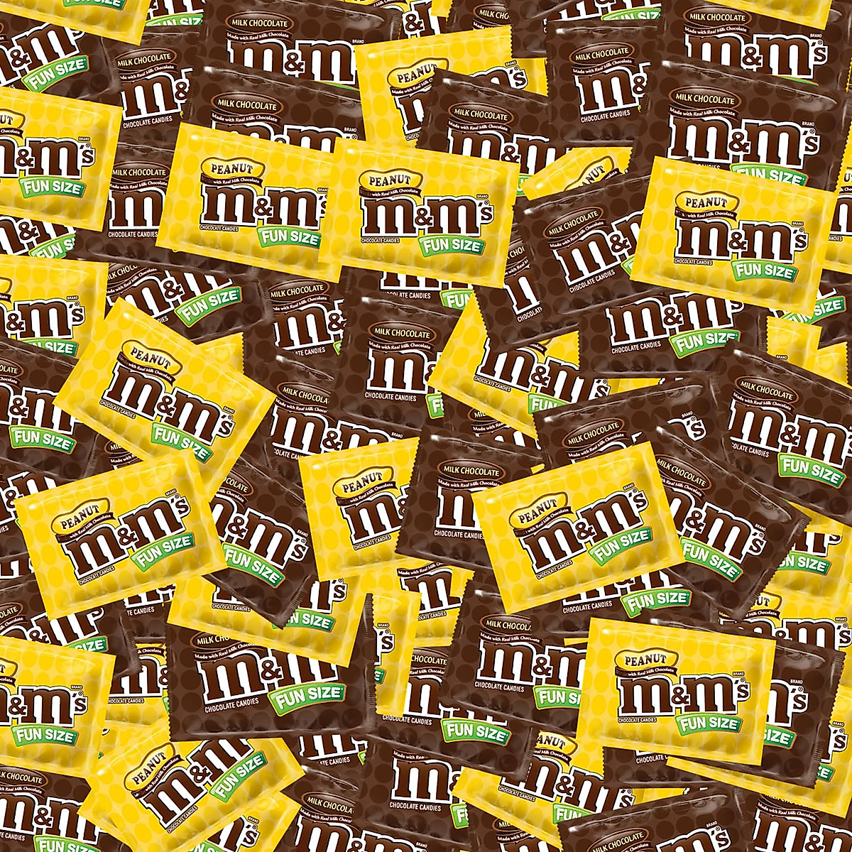 Milk Chocolate and Peanut Chocolates - 4 Pounds - Individually Wrapped Chocolate Candy - Fun Size - Bulk Packs of Chocolate and Peanut Candies