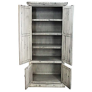 American Heartland MFG. Rustic Double Door Pantry, Rustic Dela Verria