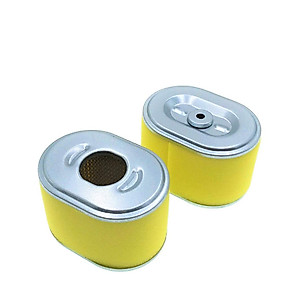 MOWFILL 2 Pack 17210-ZE1-505 Air Filter Replace for Honda 17210-ZE1-820, 17210-ZE1-822, 17210-Z4M-821 Air Cleaner Cartridge with Pre Filter Fits Honda GX160 GX200 GX140 Engine