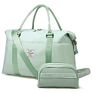 LOVEVOOK Weekender Bag for Women Cute Travel Tote Bag Gym Duffel Bag with Toiletry Bag Carry On Bag Overnight Bag with Wet Pocket Hospital Bag for Labor and Delivery Medium