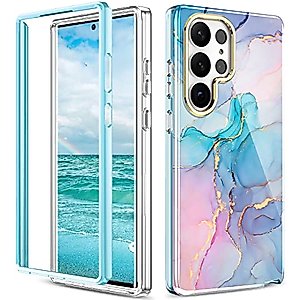 Turquiase for Samsung Galaxy S23 Ultra Case, Lightweight and Stylish Full Body Shockproof Protective Rugged TPU Case for Galaxt S23 Ultra