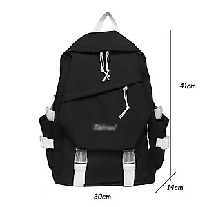 DINGZZ Female Backpack Fashion Women Backpack College School Bag Travel Shoulder Bags for Teenage Girls (Color : D, Size : 30 * 14 * 41CM)