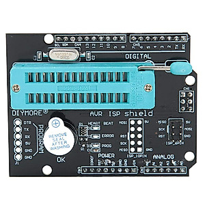 1 Pcs Programmer Expansion Board, AVR ISP Shield Burning Burn Bootloader Programmer for R3 Expansion Board