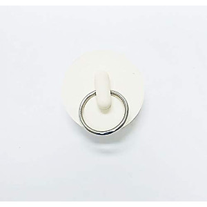 PF WaterWorks PF0430 1-1/4" Rubber Sink Stopper, White