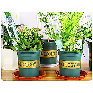 ARTEM Self Plant Watering Spikes Auto Drippers Irrigation Devices Vacation Automatic Plants Water System with Adjustable Control Valve Switch Design for Houseplant, Gardenplant, Officeplant 3 Pack