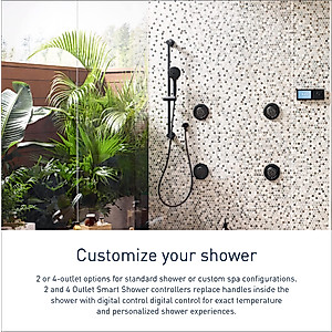 Moen Smart Shower 2-Outlet Digital Thermostatic Shower Valve with 1/2" Connections, S3102