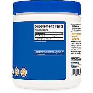 Nutricost Glycine Powder 1lb - Non-GMO, Gluten Free