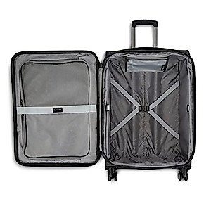 Samsonite Ascella 3.0 Softside Expandable Luggage, Black, CO EXP Spinner