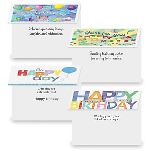 Susan Winget Studio All Occasion Greeting Cards with Seals - Set of 40 (20 Designs), Large 5 x 7 Inch Cards, Birthday, Sympathy, Get Well