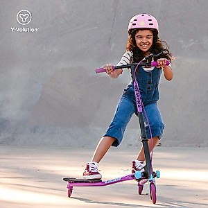 Yvolution Y Fliker Air A3 Kids Drifting Scooter | Swing Scooter for Boys and Girls Age 7+ Years (Red 2020)