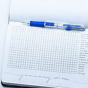 Pentel QUICK CLICK Mechanical Pencil (0.5mm), Blue Barrel, Box of 12 Pencils (PD215C)