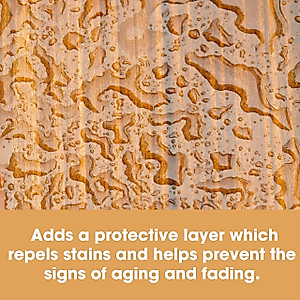 Furniture Clinic Boiled Linseed Oil for Wood Furniture & More | 8.5oz Refined Oil | Restore a Finish for Furniture, Table Tops, Stone & Metal | Wood Care for Interior Oak, Pine, Teak & More | Glossy